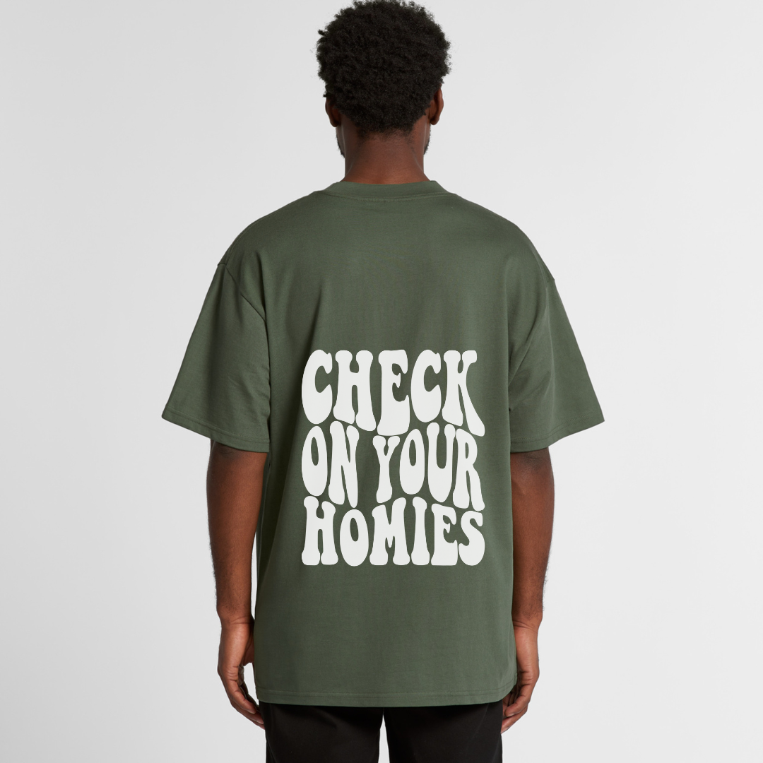Check On Your Homies Heavy Tee | Men's – Hope Is My Homeboy